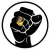 BlackLatexFist BLF logo