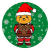 Christmas Floki FLOC logo