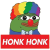 Clown Pepe HONK logo