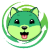 Green Shiba Inu (new) GINUX logo