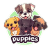 I love puppies PUPPIES logo