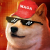 MAGA DOGE MAGADOGE logo