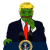 Trump Pepe TRUMPEPE logo