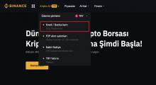 Kredi Kartıyla Bitcoin veya Altcoin Almak (Binance 2020)