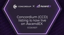 AscendEX、レイヤー1ブロックチェーンConcordium(CCD)トークン取り扱い開始
