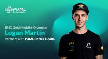 PUML Better Health partners with Australian BMX Olympic Gold Medalist Logan Martin