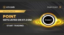 Point Network’s Native Token POINT Gets Listed On XT.COM