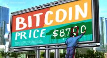 El precio de Bitcoin vuelve a USD 8,700 a medida que la resistencia se convierte en un nuevo soporte alcista