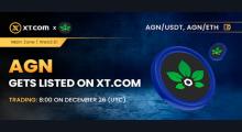 XT.COM Announces Listing of Agrinode’s AGN in its Main and Web3 Zones