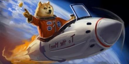 Dogecoin fliegt buchstäblich zum Mond: 100 % DOGE-Preisanstieg erwartet