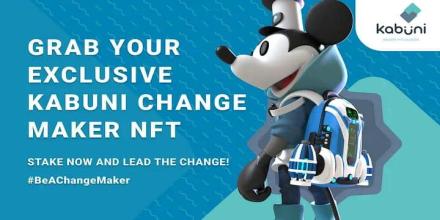 Kabuni Celebrates “Stake a Future” Launch with 10,000 Steamboat Willie-Inspired NFTs