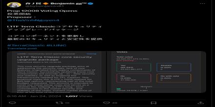 Terra Classic topluluğu kritik teklifi kabul etti: LUNC ve USTC fiyatında yaşanan şaşırtıcı gelişmeler…