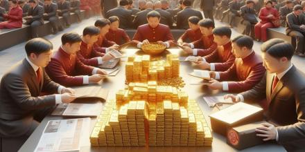 Von Börsensturz betroffene chinesische Investoren strömen in Gold-Anlagen.