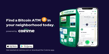 Coinme fügt über 9.700 Coinstar Bitcoin-Geldautomatenstandorte zu Bitcoin.com als neuen Partner hinzu.