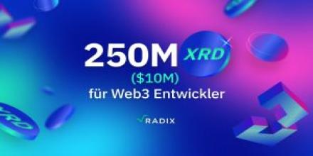 Radix: 10 Mio. US-Dollar Zuschüsse für Entwickler und Nutzer