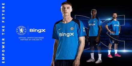 BingX profundiza su asociación con Chelsea F.C. como partner oficial de la ropa de entrenamiento