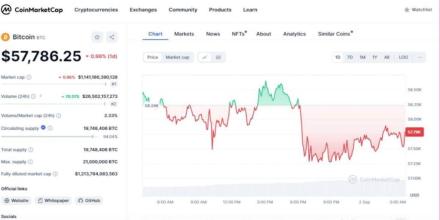 El precio de Bitcoin descendió un 8.6% en agosto y en septiembre comienza con un nuevo mínimo