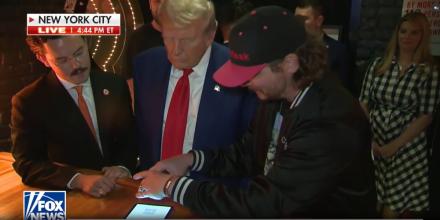 „This is not a Trump bar. This is not a Democrat bar. We are apolitical in the same way Bitcoin is apolitical.“
