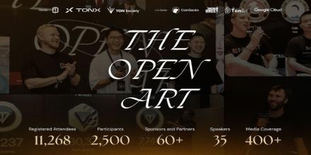 The Open Art by Blum, TON, and TONX Society Draws Over 11,000 Registered Attendees, Making it the Biggest Event of Token2049 Week