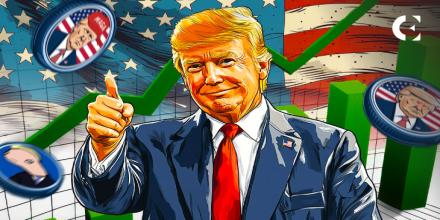 Las memecoins de Trump prosperan antes de las elecciones, desafiando las tendencias del mercado