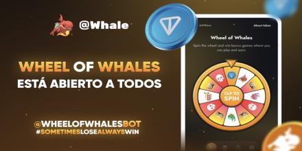 Whale.io lanza Wheel of Whales, su nuevo juego para ganar tokens $WHALE