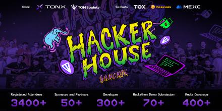 TON Hacker House Bangkok Draws 300+ Global Developers and 70+ Demo Submissions, Highlight the TON Ecosystem at Devcon Thailand, Powered by TONX
