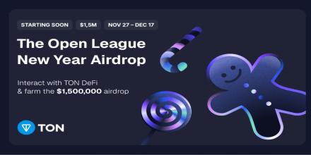 Седьмой сезон The Open League: аирдроп на $1,5 млн, новые задания и полное погружение в мир DeFi