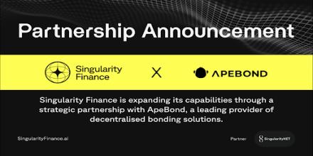 Singularity Finance and ApeBond Partner to Strengthen On-Chain Liquidity