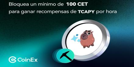 CoinEx Mining revoluciona la participación cripto: Bloquea 100 CET y gana millones en TCAPY