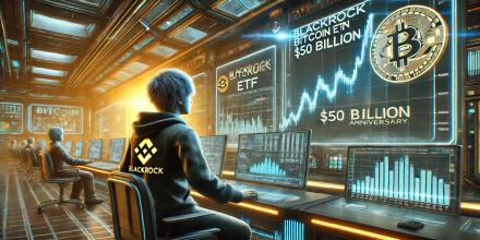 Binance’s CZ реагирует на достижение биткойн-фондом BlackRock отметки в $50 млрд в день 1-й годовщины
