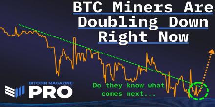 Bitcoin Miners Are Doubling Down