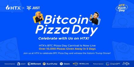 Bitcoin Pizza Day Meets Trump Dinner: HTX Unveils One Million USDT in Rewards!