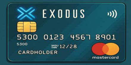 Billetera Exodus estrena su nueva tarjeta Mastercard de criptomonedas