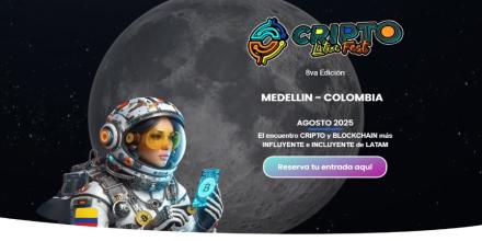 Octava edición del Cripto Latin Fest llegará a Medellín el 21 y 22 de agosto