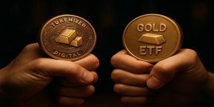 Oro tokenizado desafía a ETF tradicionales tras superar los USD $19 mil millones
