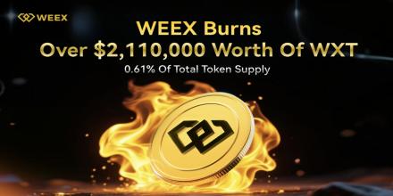 WEEX Burns $2 Million WXT, 0.61% of the Total Supply