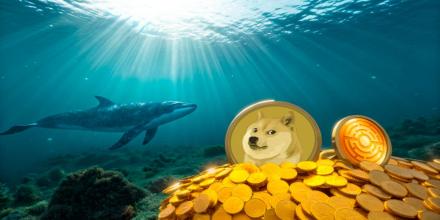 Ballenas cripto invierten 500 millones de dólares en Dogecoin