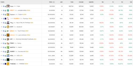 [DEX 리포트] 몽치치 1만6567% 폭등…WLFI 거래량 최대
