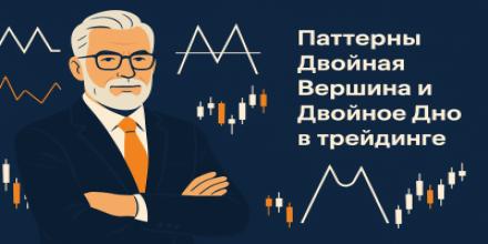 Паттерны Двойная Вершина и Двойное Дно в трейдинге: как определить и использовать для заработка