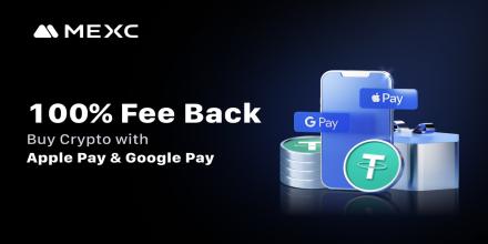 MEXC запускает поддержку Apple Pay и Google Pay с праздничной акцией «100% кэшбек комиссии»