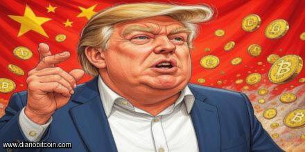 Bitcoin se desploma bajo USD $119.000 tras amenaza de Trump de “masivas” tarifas a China