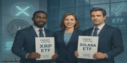 Canary Capital nears SEC approval for XRP and Solana ETFs amid broader crypto ETF momentum