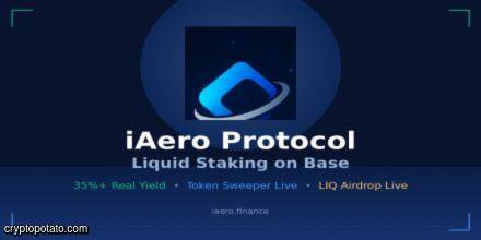 iAero Protocol Launches Token Sweeper, Distributes 5% of LIQ Supply to Stakers