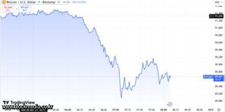 비트코인, 고래 매도 여파에 9만달러 붕괴…파생시장 ‘청산 쓰나미’