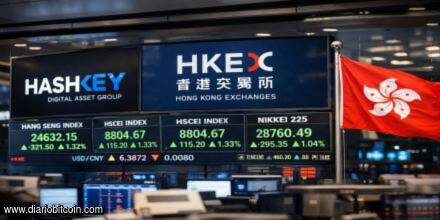 El mayor exchange cripto de Hong Kong, HashKey, cae 3% en su debut en la bolsa