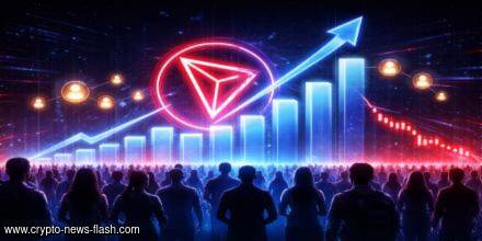 TRON Users Hit Record Growth as TRX Slumps