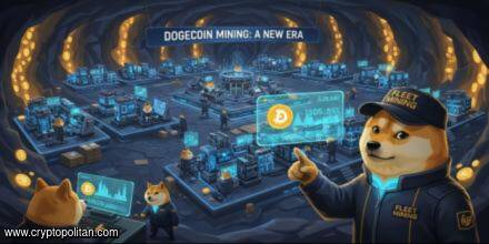FleetMining: New users receive a $100 bonus – participate in Dogecoin mining at zero cost.