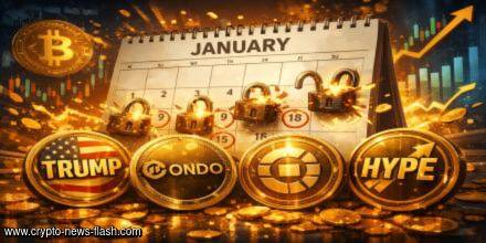 TRUMP, ONDO, BGB, HYPE Dominate January Crypto Unlock Calendar