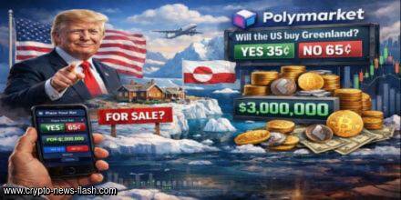 Polymarket Turns Trump’s Greenland Gambit Into a $3M Crypto Prediction Market