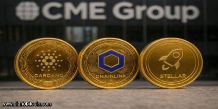 CME Group amplía su oferta de criptomonedas con futuros para Cardano, Chainlink y Stellar 